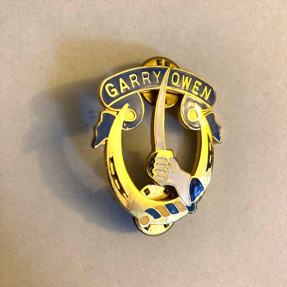 Accessories | Us Army Military 7th Cavalry Garry Owen Crest Pin | Poshmark